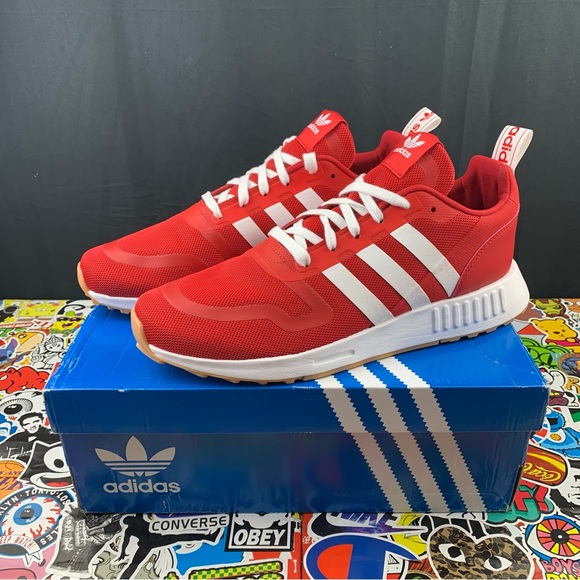 adidas | Shoes | Adidas Multix Red Runners Mens Various Sizes | Poshmark